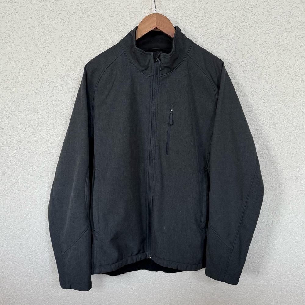 Kirkland Signature Charcoal Men’s Soft Shell Jacket S… - Gem